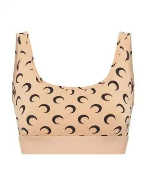 MARINE SERRE Top Bra Moon - Cream