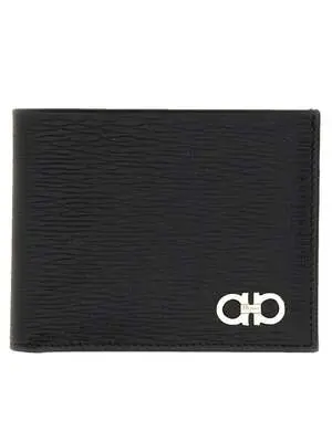 FERRAGAMO Leather Wallet - Black