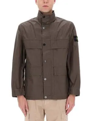 Stone Island Field Jacket - Brown
