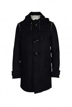 Valentino Garavani Rockstud Untitled Hooded Duffle Coat