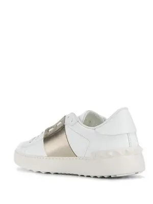 Valentino Garavani Open Leather Sneakers - Multicolor