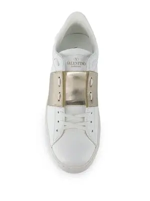 Valentino Garavani Open Leather Sneakers - Multicolor