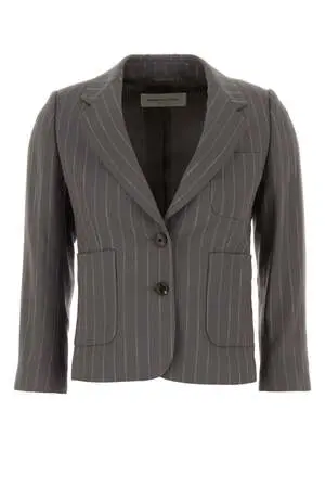 Dries Van Noten Embroidered Wool Blend Bamide Blazer - Multicolor