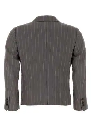 Dries Van Noten Embroidered Wool Blend Bamide Blazer - Multicolor