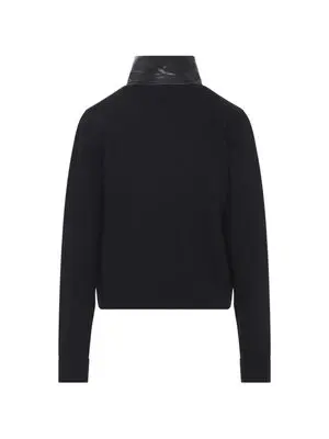 Moncler Padded Cardigan With Chest Logo Patch - Multicolor