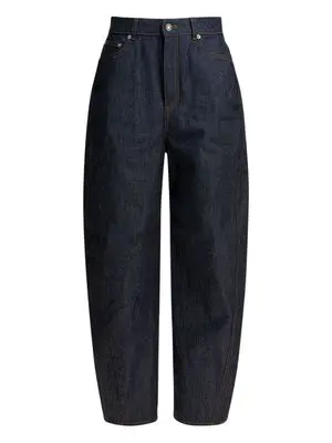 Givenchy Cotton Denim Jeans With Contrast Stitching - Multicolor