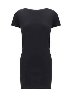 Jacquemus Mistral Dress In Viscose Jersey - Black
