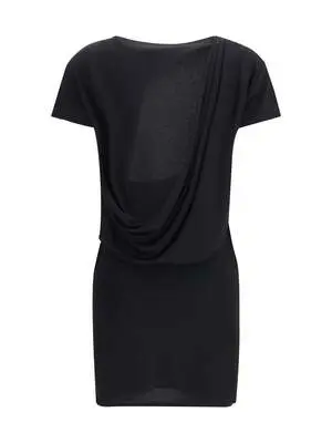 Jacquemus Mistral Dress In Viscose Jersey - Black