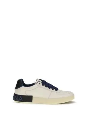 Dolce & Gabbana Dolce & Gabbana Portofino Leather Sneakers Multicolor