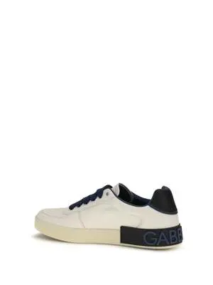 Dolce & Gabbana Portofino Leather Sneakers - Multicolor