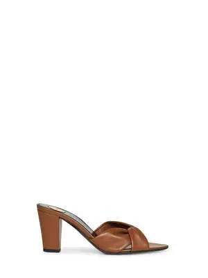 Saint Laurent Nappa Leather Franciane Mule Sandals - Multicolor