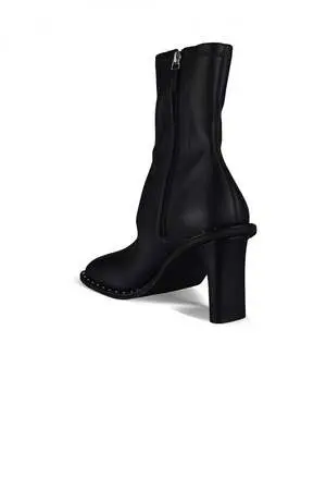 Stella McCartney Ryder Sock Boots With Silver Stud Detailing - Black