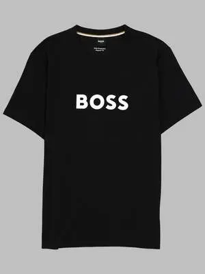 BOSS T-shirt Con Stampa Logo - Black