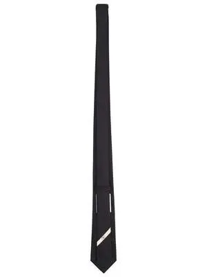 Valentino Garavani Logo Neck Tie - Black