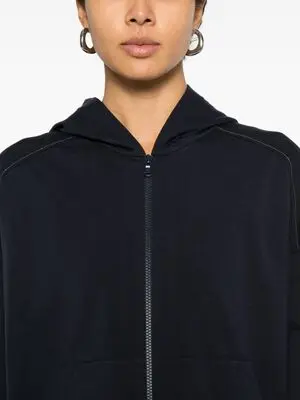Brunello Cucinelli Zip-up Cotton Hoodie - Multicolor