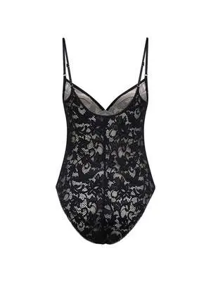 Zimmermann Black Lace Sleeveless Bodysuit