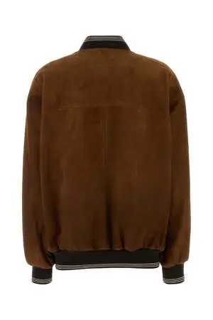 Miu Miu Suede Bomber Jacket