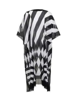 Dries Van Noten Printed Cotton Kaftan
