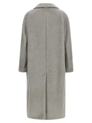Max Mara Giorgia Long Wool Alpaca Cashmere Coat - Gray