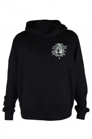 Amiri Graphic Print Hooded Sweatshirt - Black