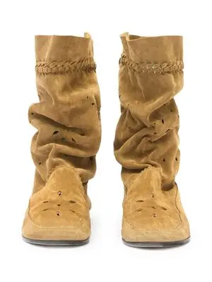 Isabel Marant Étoile Welky Suede Boots - Multicolor
