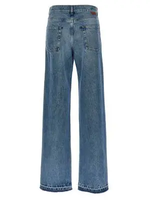 Stella McCartney Layered Wide Leg Jeans