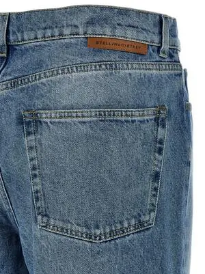 Stella McCartney Layered Wide Leg Jeans