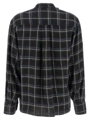Isabel Marant Étoile Gerla Tartan Wool Blend Blouse