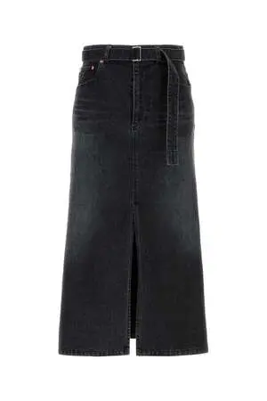 Sacai Denim Skirt - Black