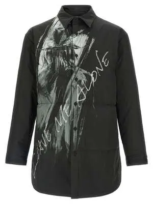Yohji Yamamoto Padded Overshirt - Black