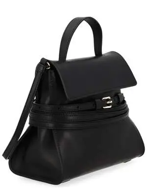 Moschino Borsa Tie Me Small Bag - Black