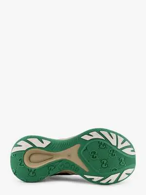 Gucci Suede Sneakers With Side Web Detail