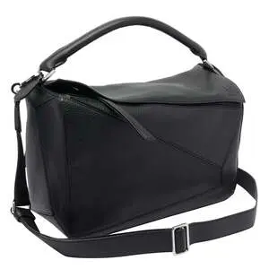 Loewe Large Puzzle Handbag - Black