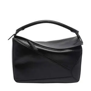 Loewe Large Puzzle Handbag - Black