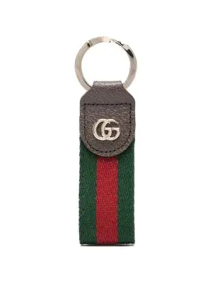 Gucci Ophidia Key-ring With Logo Detail - Multicolor
