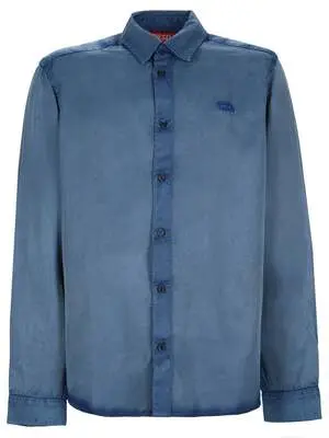 DIESEL® S-holg Logo Shirt - Blue