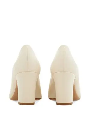 FERRAGAMO Leather Pumps With Gancini Buckle