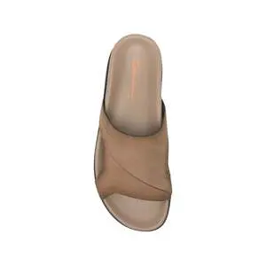 Santoni Leather Crossover Strap Sandals