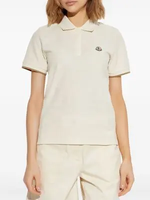 Moncler Logo Cotton Polo Shirt