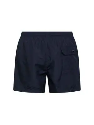 Tagliatore Navy Blue Nylon Swim Shorts