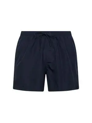 Tagliatore Navy Blue Nylon Swim Shorts - Multicolor