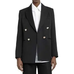 LANVIN Virgin Wool Double Breasted Blazer
