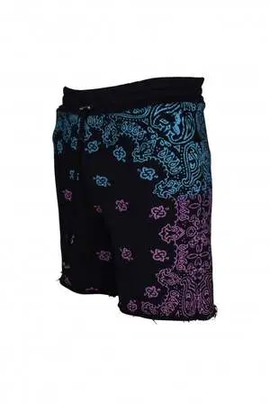 Amiri Cotton Bandana Print Shorts