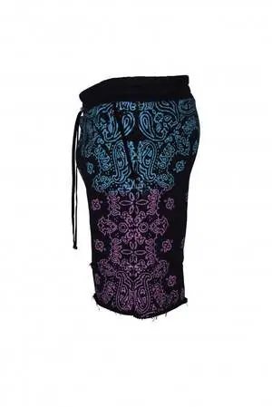 Amiri Cotton Bandana Print Shorts