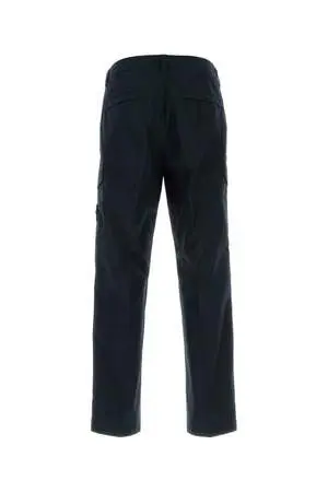 Stone Island Navy Cotton Cargo Pant - Blue