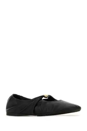 Loewe Nappa Leather Ballerinas - Black