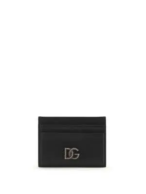 Dolce & Gabbana Leather Card Holder - Black