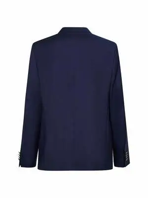 Etro Blue Wool Single-breasted Jacket