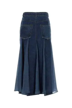 Sacai Denim Skirt - Blue