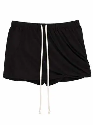 Rick Owens Cotton Drawstring Shorts